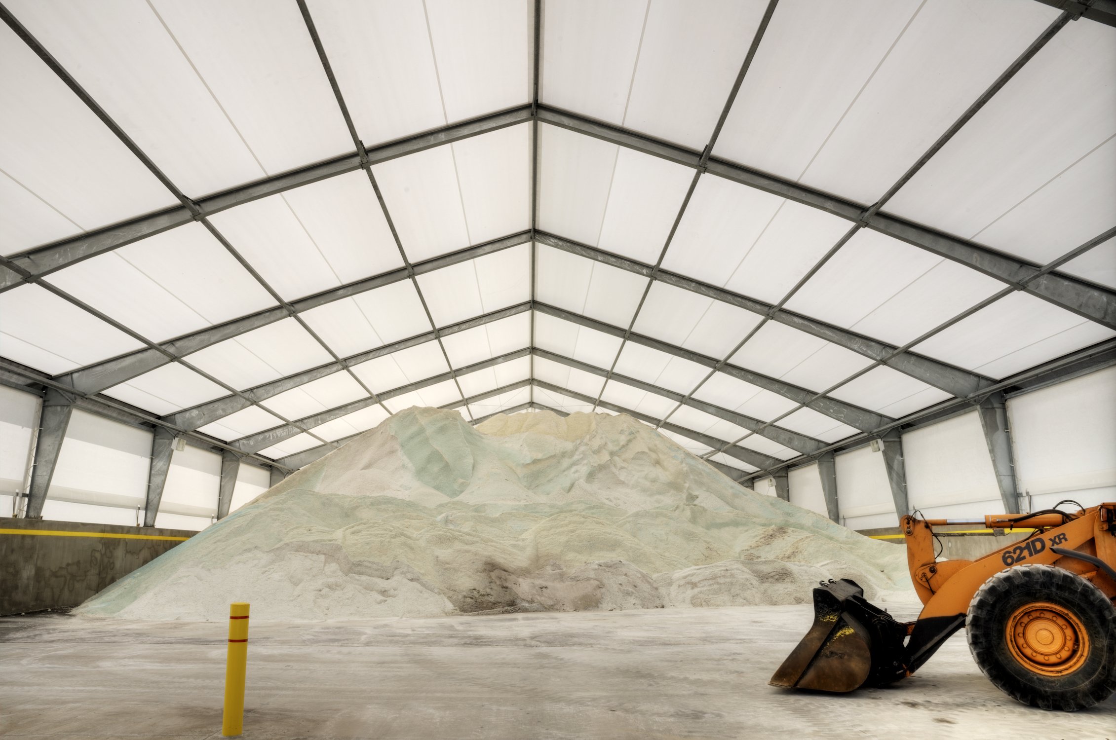 Legacy Building Solutions Rigid-Frame Fabric Salt Storage Buildings